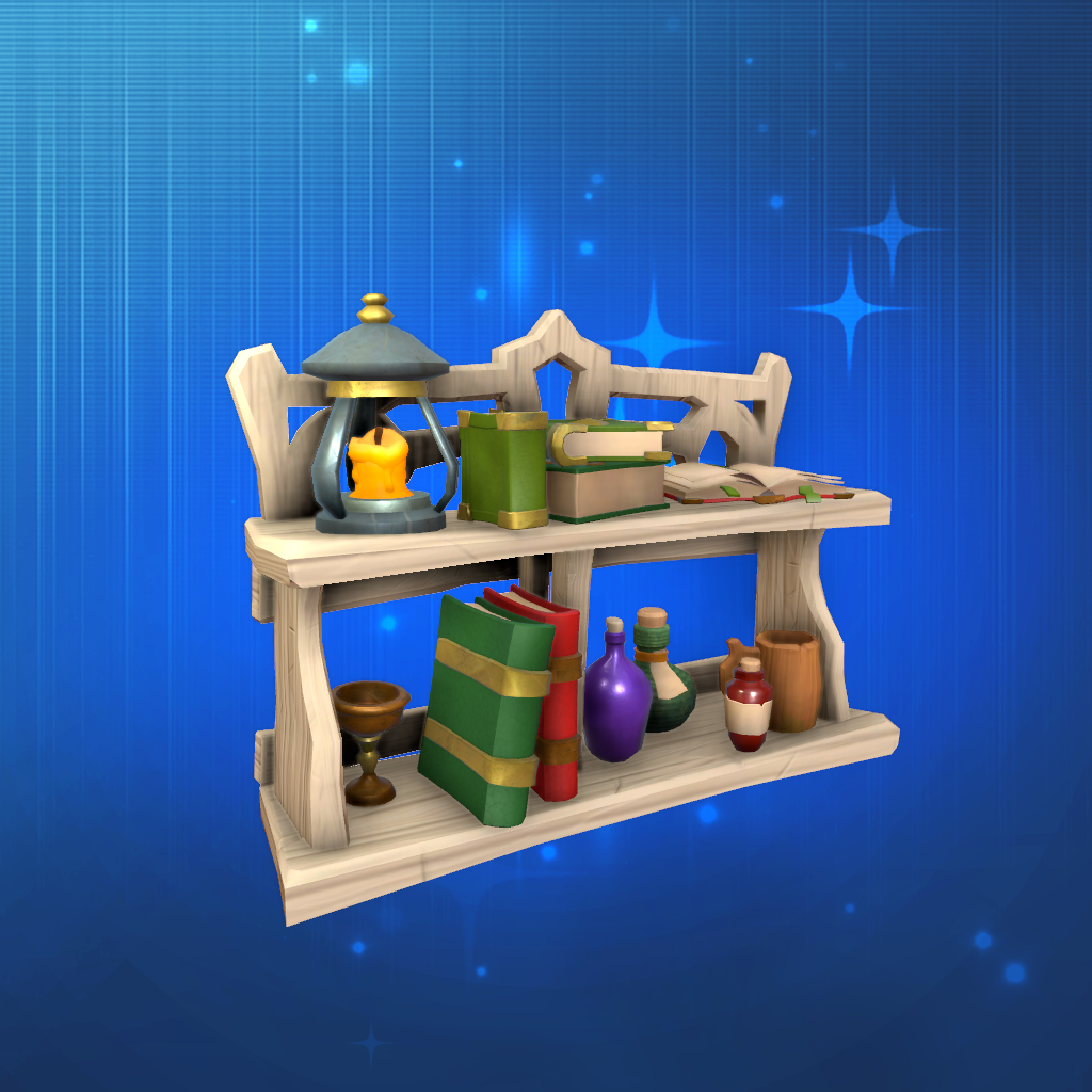 Light Wood Big Shelf (WorldShards)